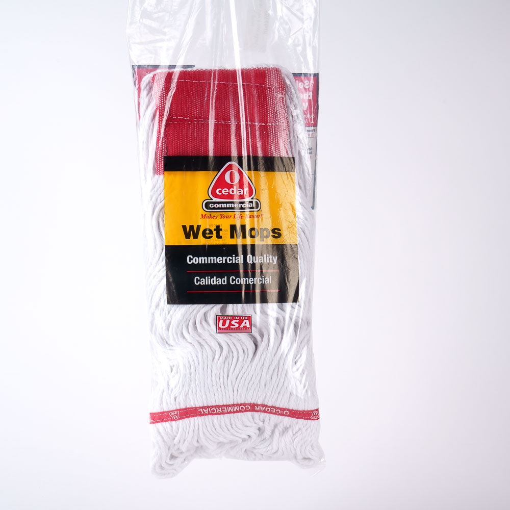 Large White Wet Mop Head Wet Mops Janitorial Equipment Supplies